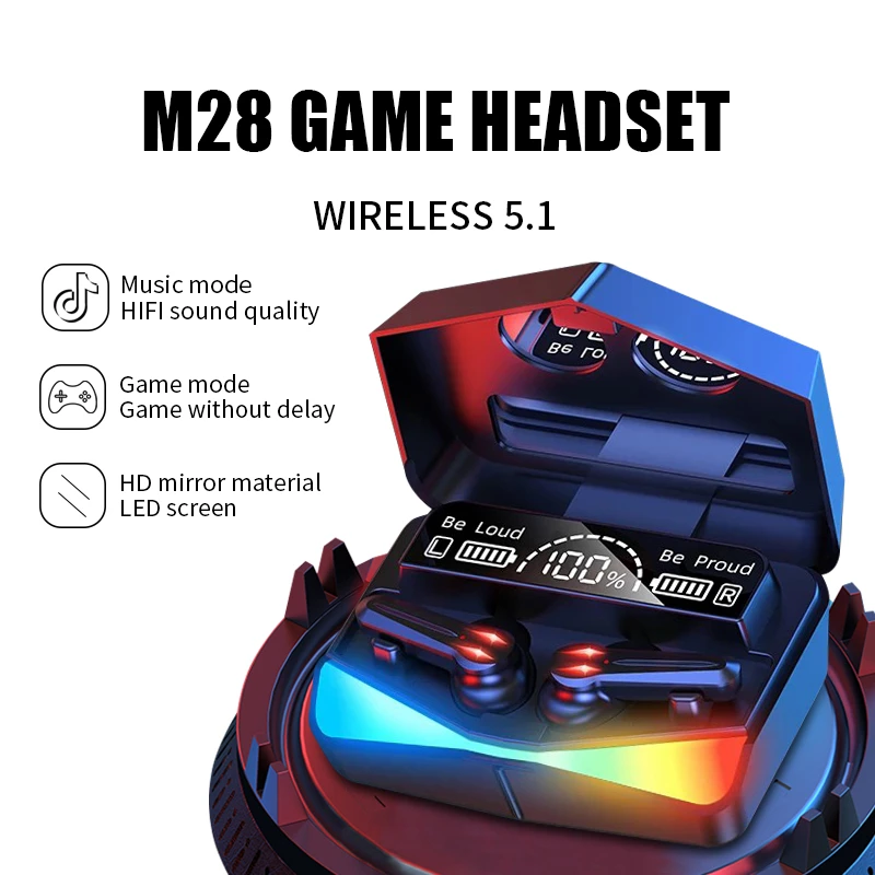 Handsfree bluetooth M28 gamer – Digital Peru